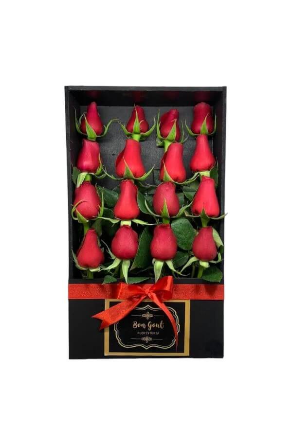 Porta Rosas con 16 Rosas